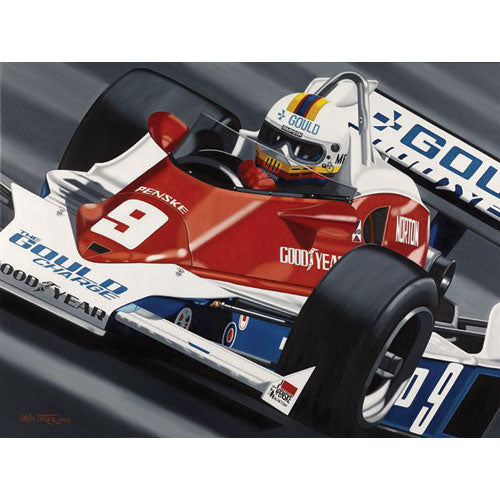 Rick Mears Indy Signed Lithograph – Speedgear
