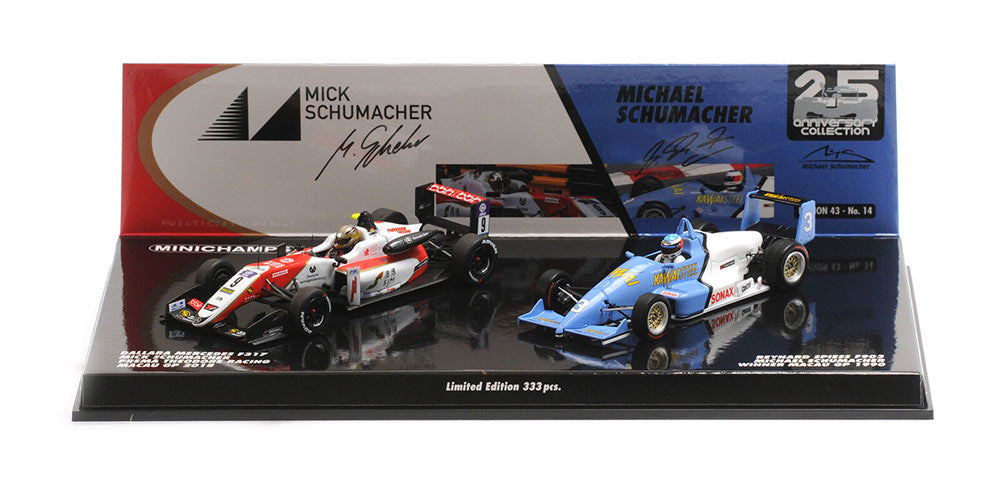 1:43rd Set Michael Schumacher-Mick Schumacher Reynard Spiess Macau Gra ...