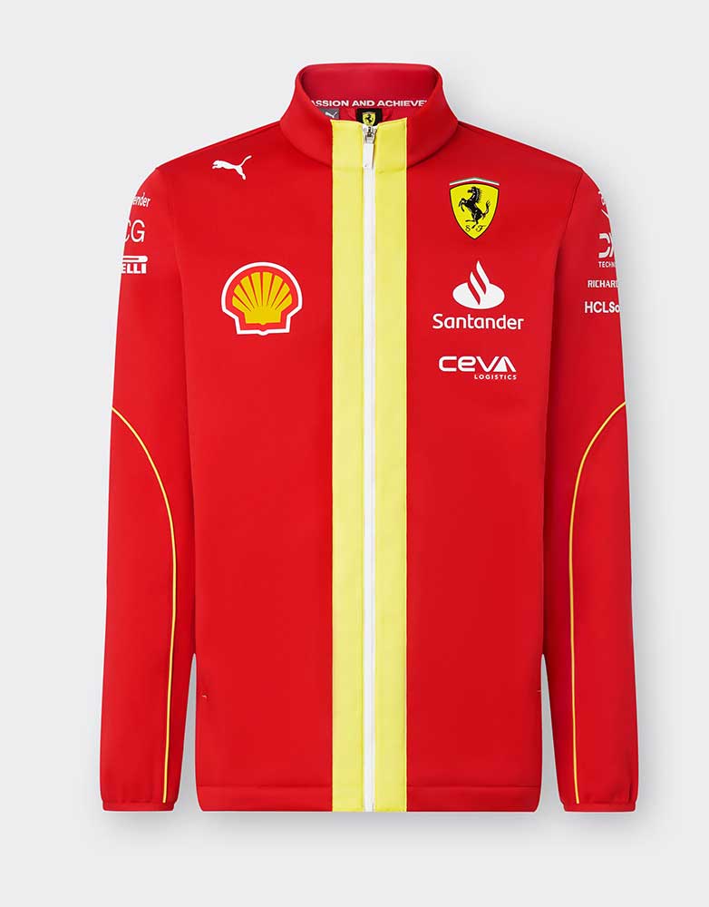 Scuderia Ferrari F1 2024 Team Softshell Jacket Red – Speedgear