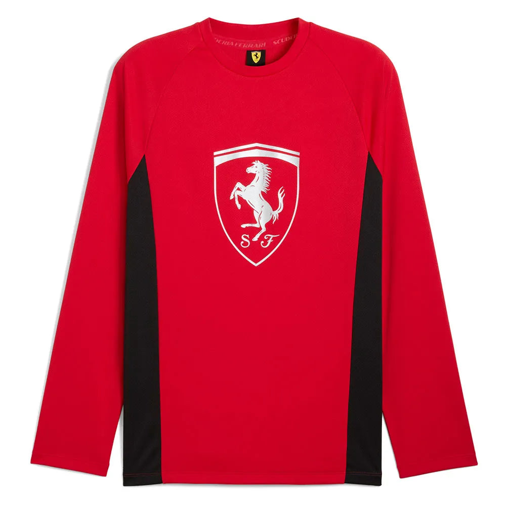 Puma Ferrari Long Sleeve Shield Tee Red – Speedgear