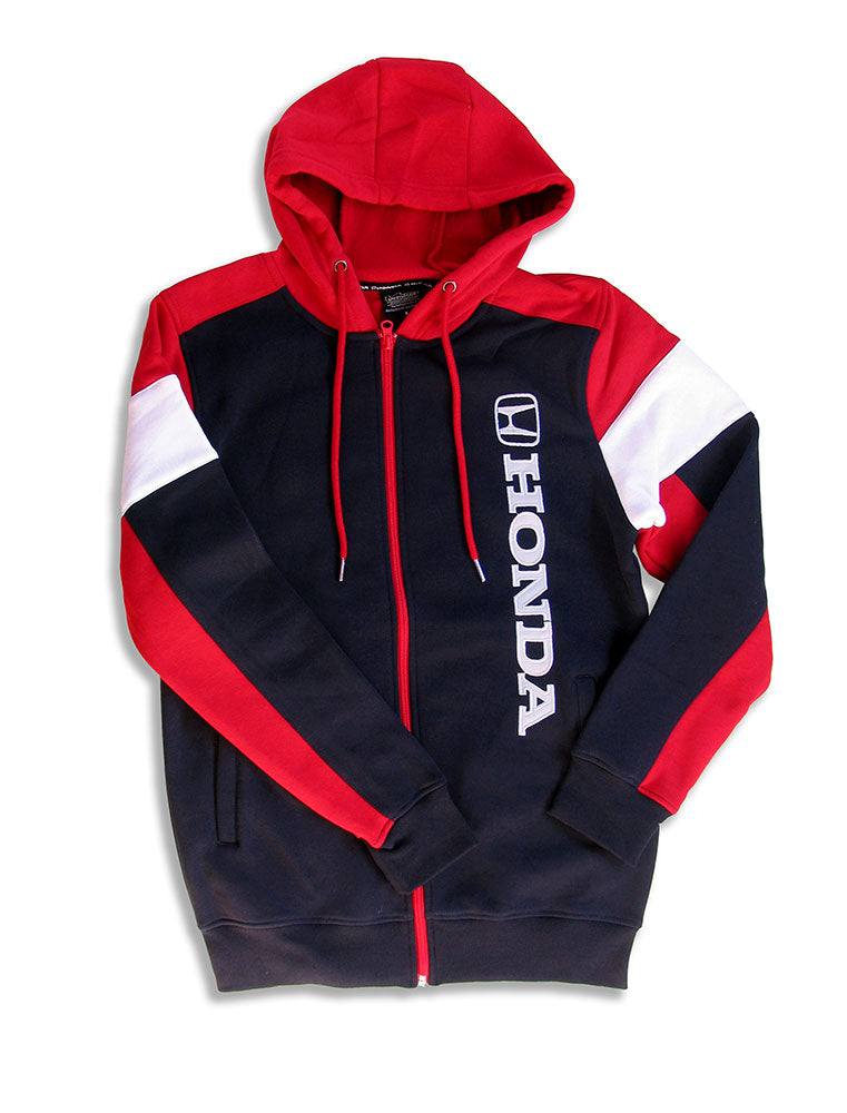 Honda Navy/Red Full Zip Hooded Sweatshirt – Speedgear