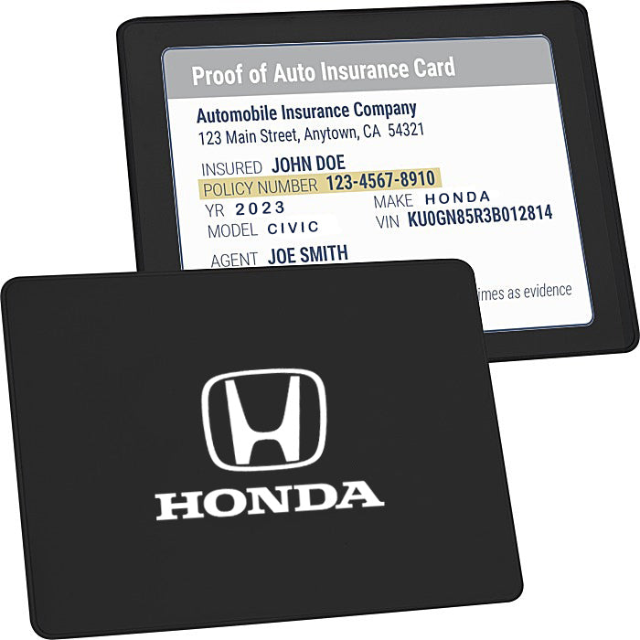 Honda Black Vinyl Document Holder – Speedgear