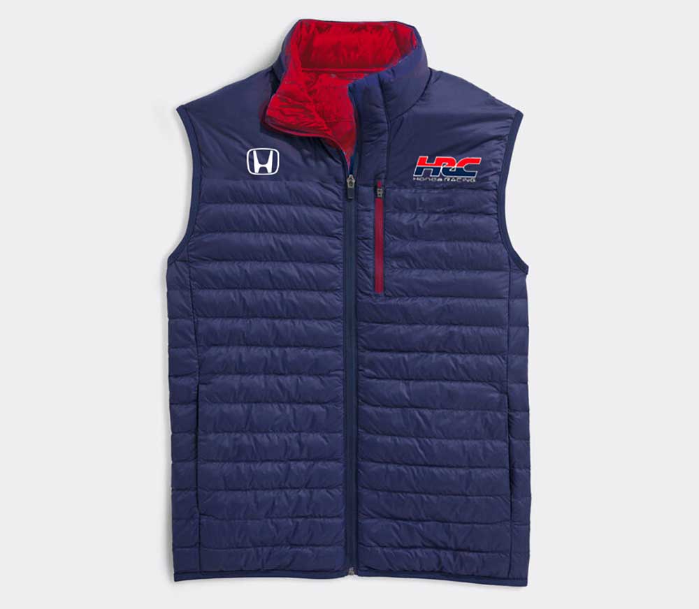 HRC Honda Racing Lightweight Puffer Vest Navy – Speedgear