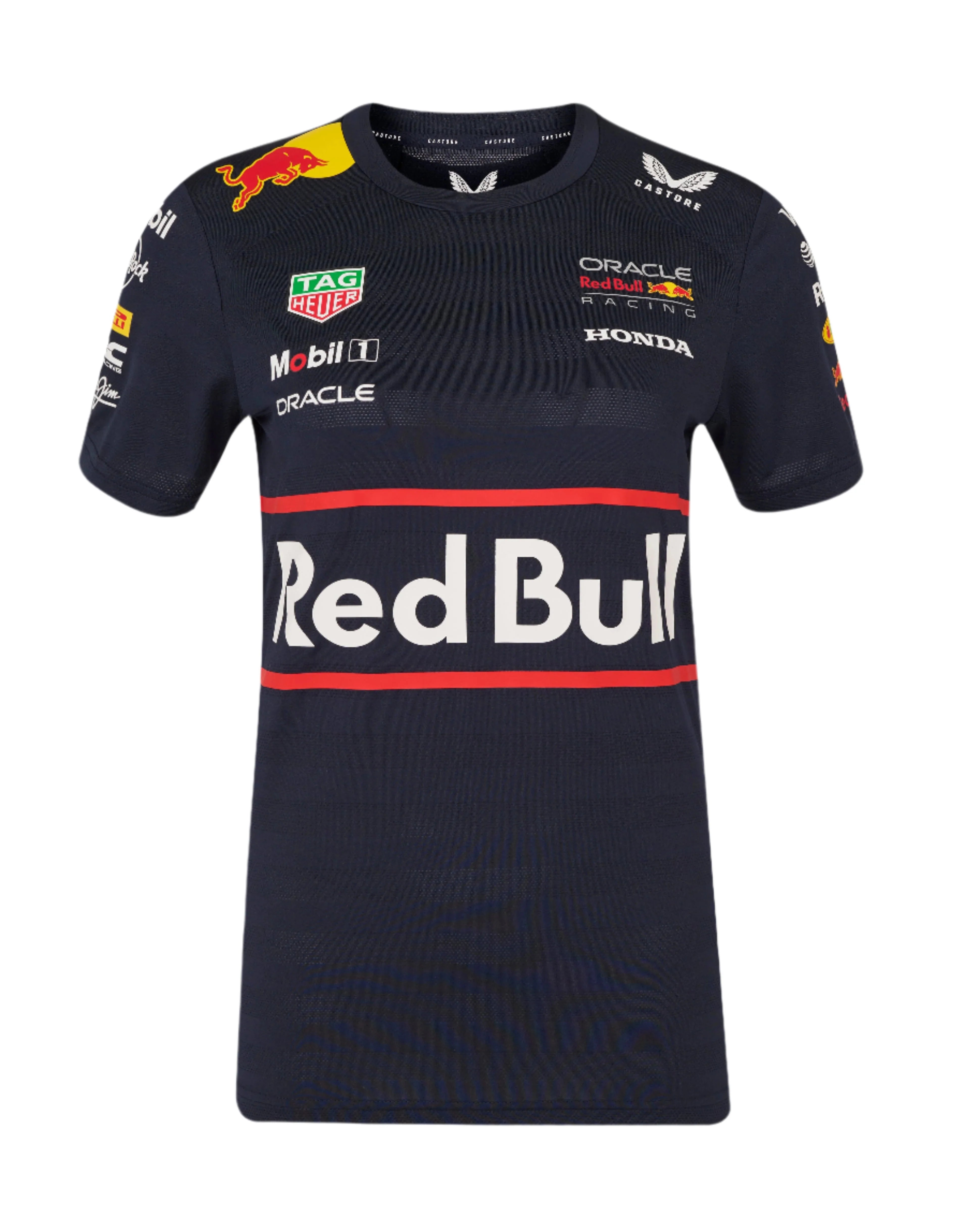 Red Bull Racing F1 Ladies Team Tee Shirt 2025 Navy – Speedgear